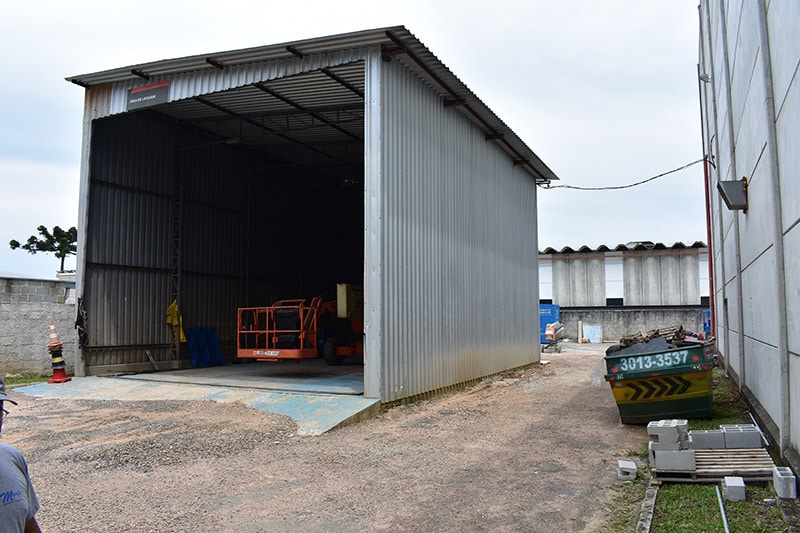 Obra na Unidade da Mills Solaris SJP | Marfe Engenharia - Construtora ...